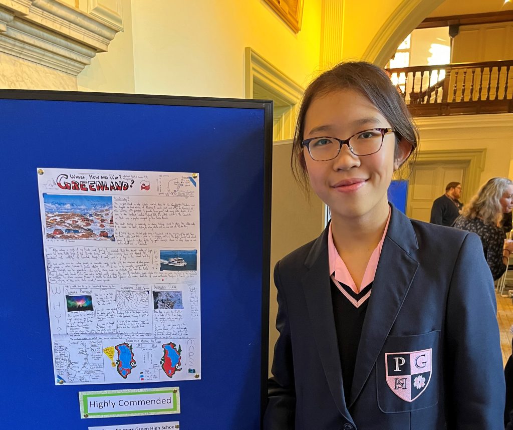 Young Geographer of the Year 2022 Achievement | Palmers Green High